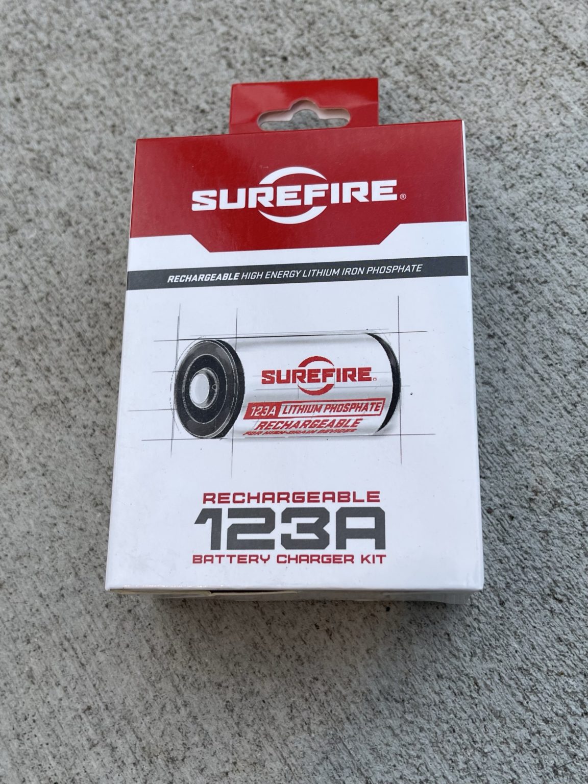 Surefire Rechargeable 123A Battery Kit - Distributors of Democracy